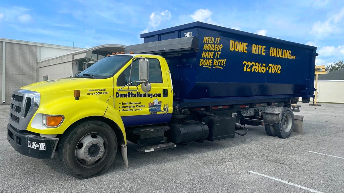 Testimonials - Done Rite Hauling & Junk Removal St Petersburg